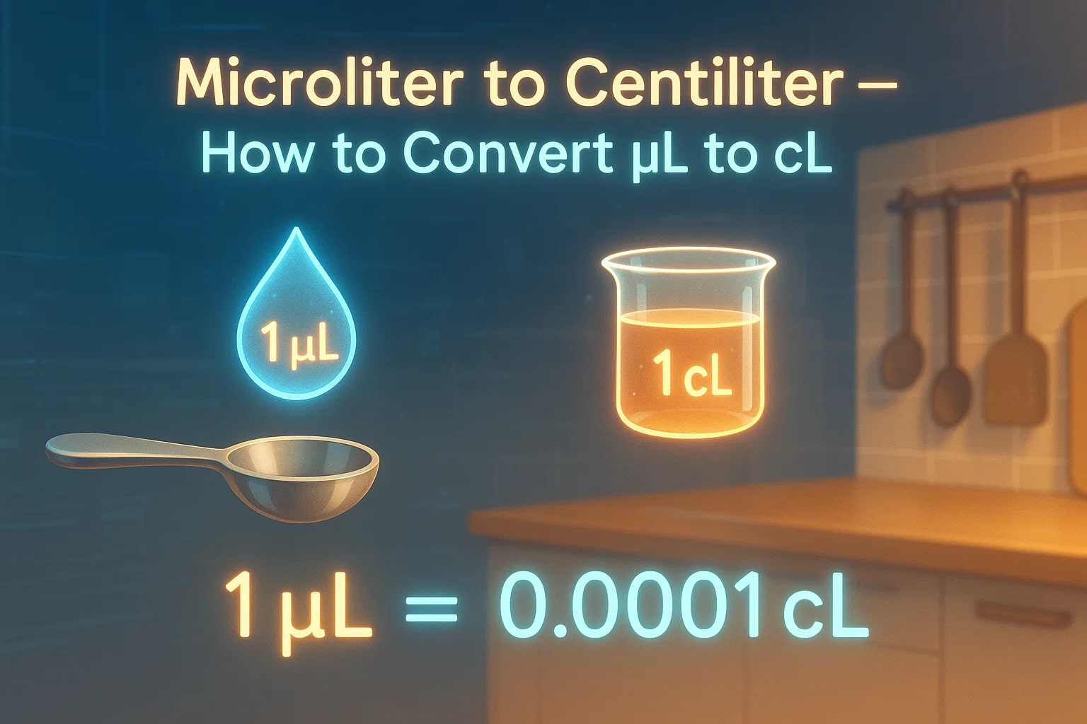 Converter microliters naar centiliters - JetCalculator