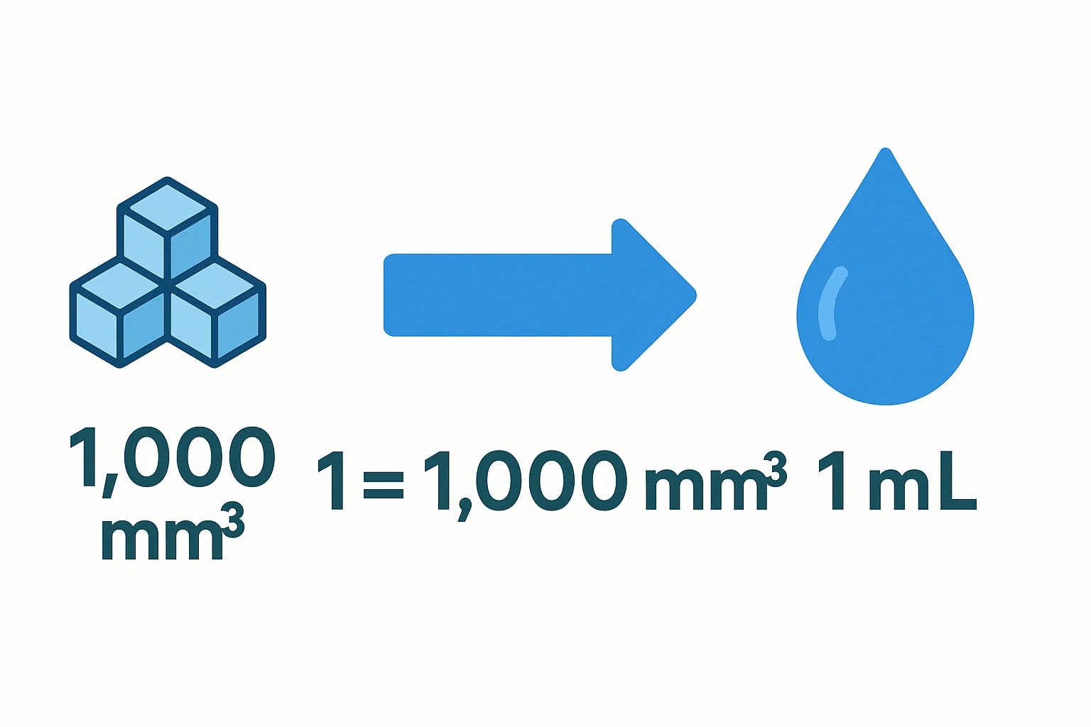 Converter Kubieke Millimeters naar Milliliters - JetCalculator