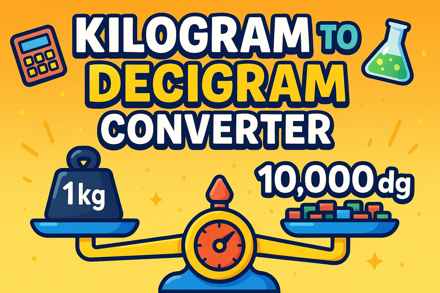 Kilogram naar Decigram Converter - JetCalculator